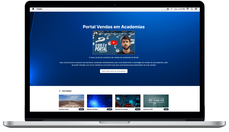 Cortesia PVEA - Vendas em Academias